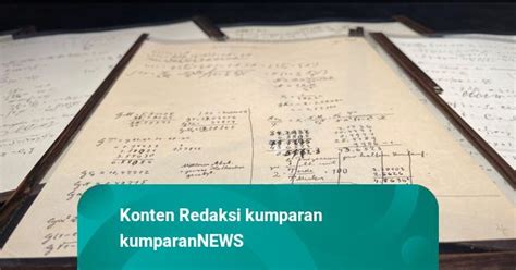 Catatan Asli Albert Einstein Soal Teori Relativitas Terjual Senilai Rp