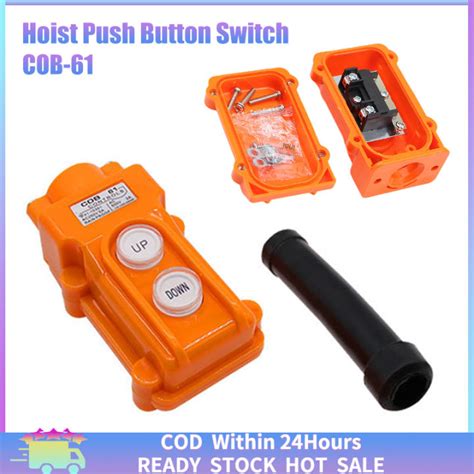 Fast Delivery Hoist Push Button Switch 2A 5A 250V 500V 2 Ways Hoist Crane Push Button Switch