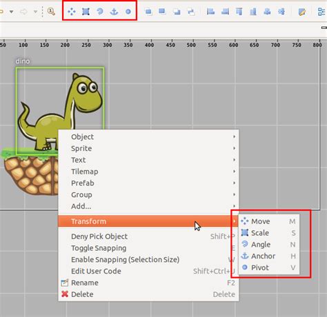 Canvas The Scene Editor Phaser Editor Help