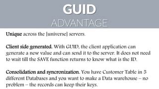 Sql Guid Vs Int Debate PPTX Databases Computer Software And Applications