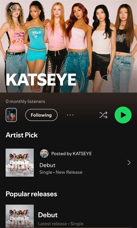 Katseye Officially On Spotify R Katseye