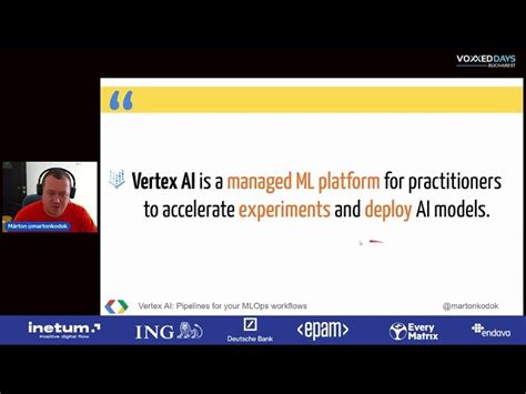 voxxed days talk vertex ai pipelines for your mlops workflows from