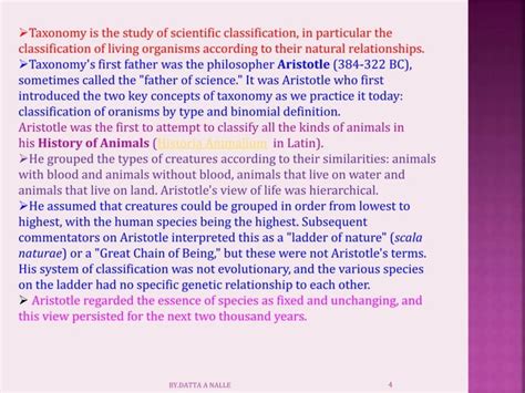 Biosystematics And Types Of Taxonomy Pptx Biological Sciences Science