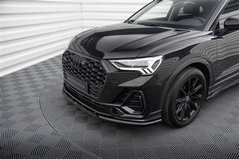 Buy Maxton Design Front Splitter V1 Audi Q3 Sportback F3 Ausbody