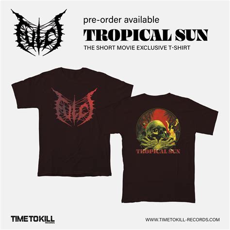 Fulci Tropical Sun The Short Movie Washed Logo Exclusive T Shirt