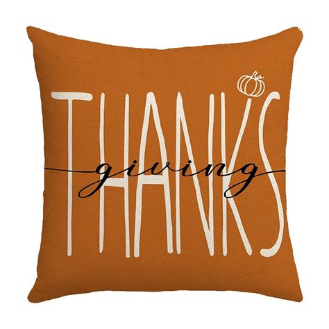 Happy Fall Pillow Coversfall Decor Pumpkin Maple Leaf Farmhouse Fall