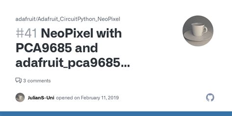 neopixel with pca9685 and adafruit pca9685 module · issue 41