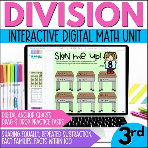 Intro Simple Division Basic Single Digit Division Facts Practice Slides