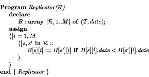 consistent replication with separation download table