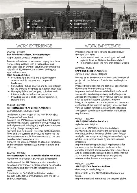 Project Manager Resume Image Wikiresume Com