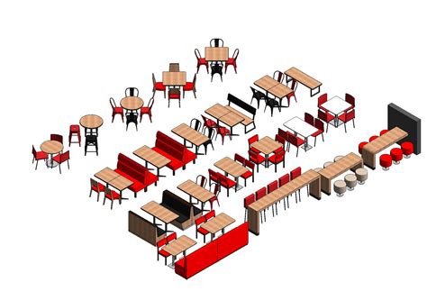 Revit Dining Table And Chairs Download At Sara Swasey Blog