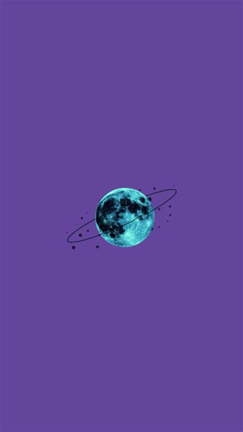 Purple Wallpaper With Black Dots