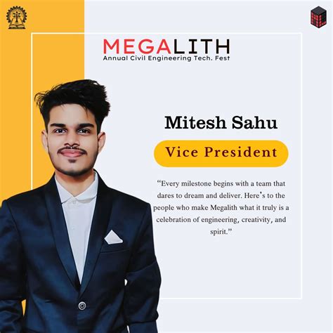 Megalith Is Happy To Announce Vice President Mitesh Sahu Treasurer