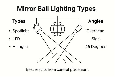 Role Of Light Placement Maximising Mirror Ball Impact Mirror Balls