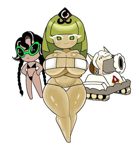 Rule 34 3girls Choco Drizzle Cookie Cookie Run Cookie Run Kingdom Dracoarcto Female Green Tea