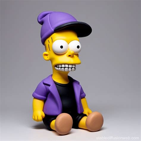 The Character Jimbo Jones From The Animated Series The Simpsons As A