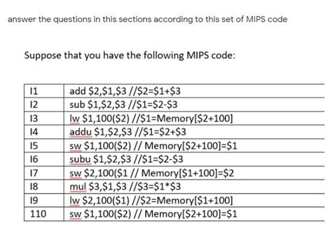 Solved Answer The Questions In This Sections According To Chegg Com