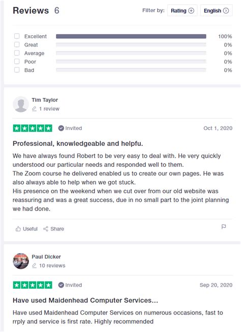 Testimonials And Reviews Maidenhead Computer Services