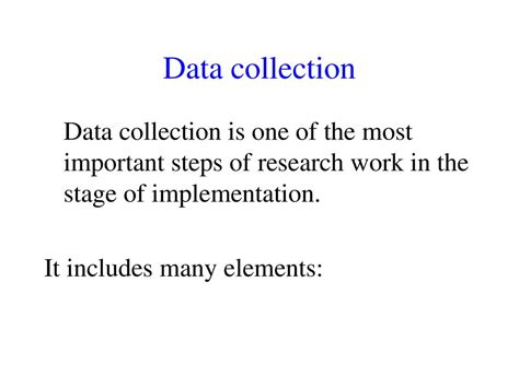 Data Collection Ppt Download