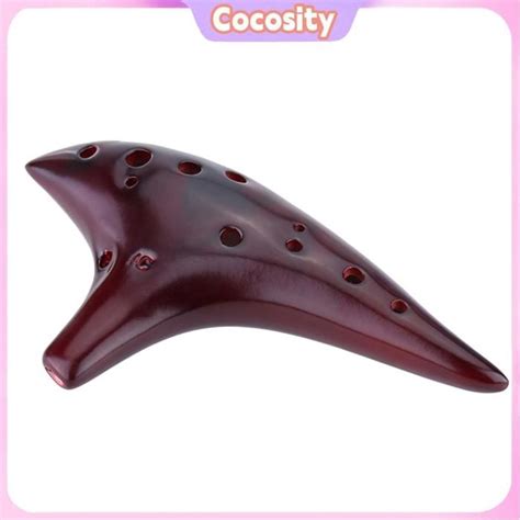 Cocosity Flûte Ocarina En Céramique à 12 Trous Flûte Ocarina De Style