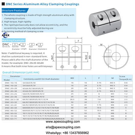 Rigid Shaft Coupling Types 2000nm Steel Clamp Factory