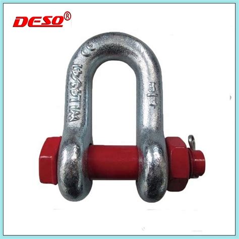 Rigging Hardware Us Standard G2150 D Shackle With Safety Anchor Bolt