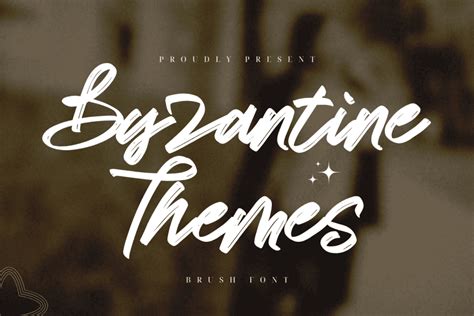 Byzantine Themes Demo Font · 1001 Fonts