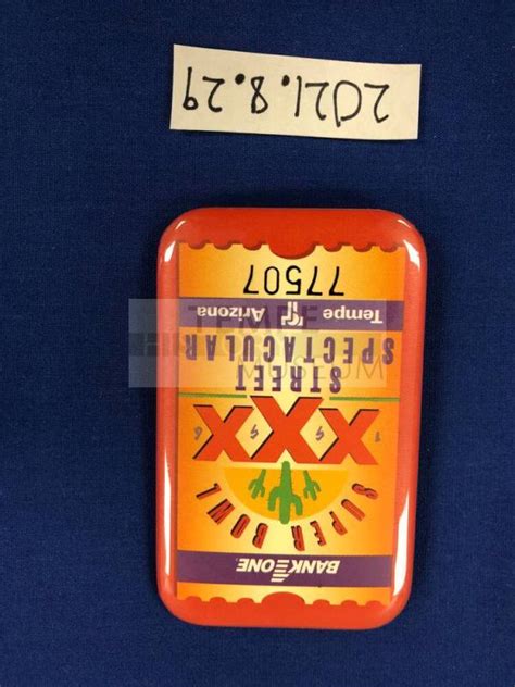 Super Bowl Xxx Street Spectacular Button Works Tempe History Museum