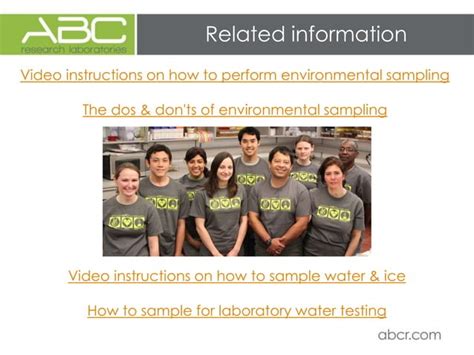 How To Establish A Pathogen Environmental Monitoring Program Pptx