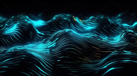검정색과 파란색 빛나는 막대 배경을 사용하여 3d 렌더링의 추상 파동 패턴 나는 배경 패턴 배경 파란색 배경 이미지 Hd 나는 패턴 파란색 배경 사진 무료