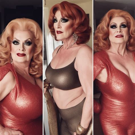 Mature Auburn Hair Busty Drag Queen 2 By Rogerlad On Deviantart