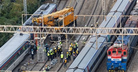 열차 탈선사고 여파 계속190여 편 운행 중단·변경