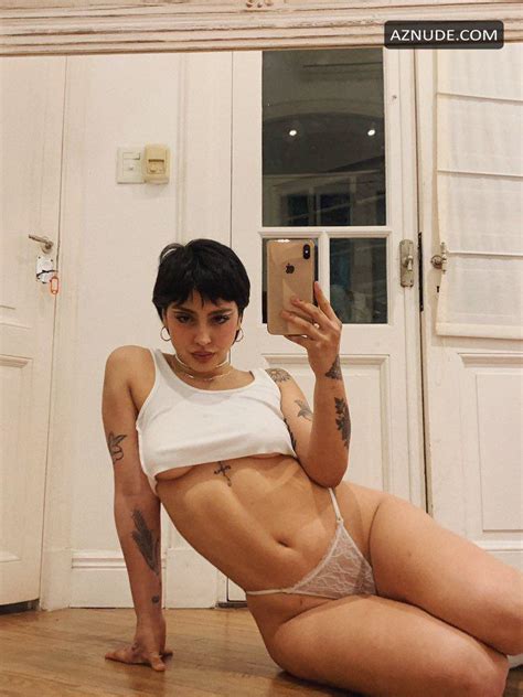 Belenegri Sensual Hot Revealing Photos In White Underwear Aznude