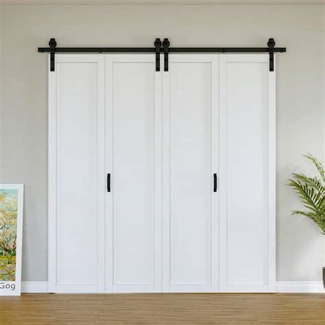 Ark Design 80 In X 84 In Paneled 1 Lite Solid Core White Finished