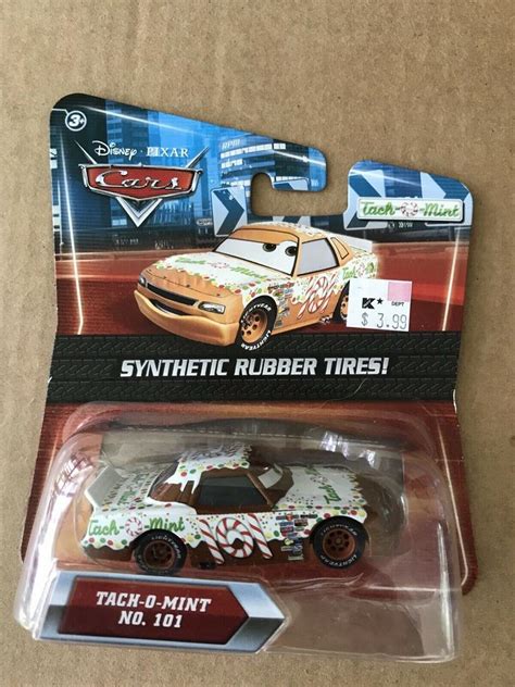 Mattel Disney Pixar Cars Tach O Mint 101 Kmart Exclusive Rubber Tires