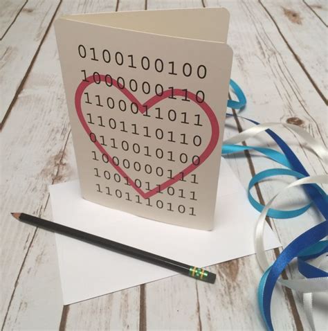 Binary Code Valentine S Day Card Say I Love You With Binary Code Funny Greeting Cards