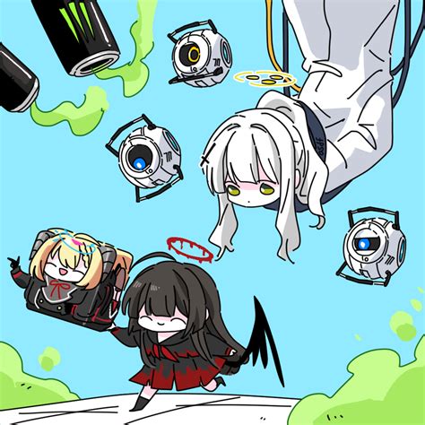 Syk Akari Blue Archive Curiosity Core Glados Hare Blue Archive Personality Core