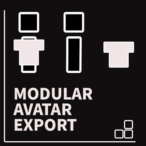 Modular Avatar Export 👗 Free By Noppers Jinxxy