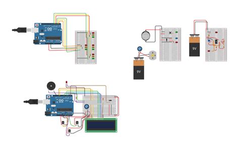 Circuit Design Latihan Tinkercad