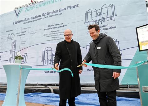 Vulcan Opens Lithium Extraction Optimisation Plant In Germany