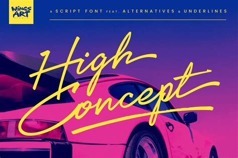 Font High Concept Download And Install On The Web Site