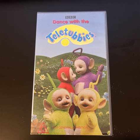 Teletubbies Dance With The Teletubbies Vhs 1997 Pal Retro Unit