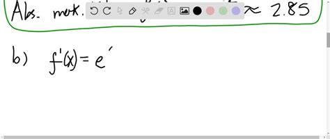 solved a use a graph to estimate the absolute maximum and minimum
