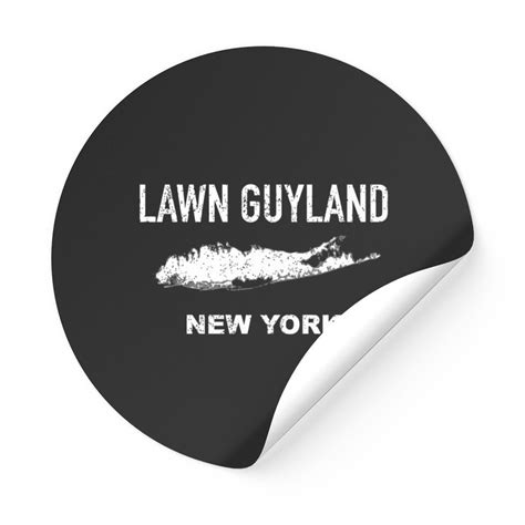 Lawn Guyland Long Island New York Ny Stickers Sold By Nicoleta