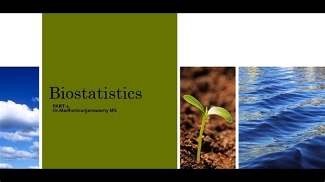 biostatistics part 1 youtube
