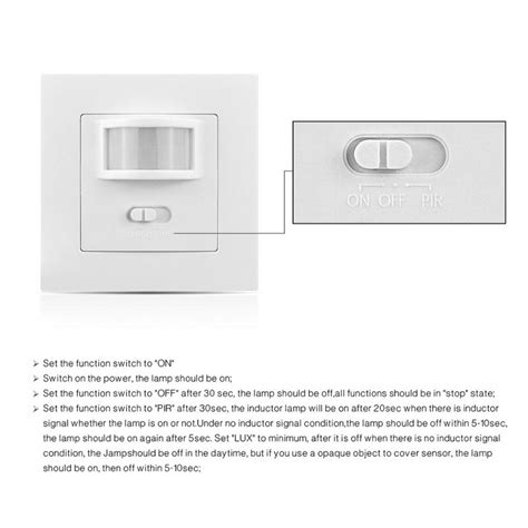 Badu Bg Интелигентен Pir превключвател за сензор за движение Ac 110v 240v Вграден инфрачервен