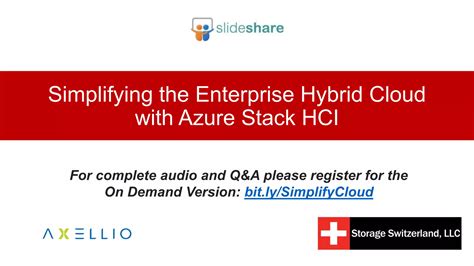 Webinar Simplifying The Enterprise Hybrid Cloud With Azure Stack Hci Pptx