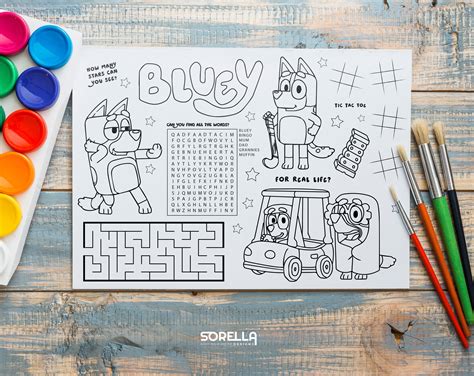 Bluey Printable Activities