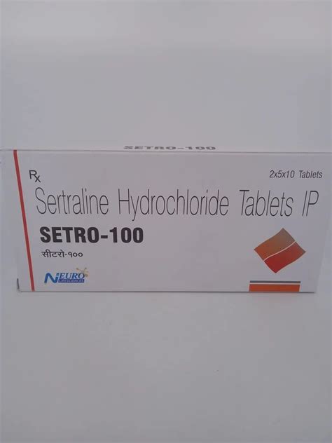 Setro 100 Mg Sertraline Tablets At ₹ 300strip In Nagpur Id