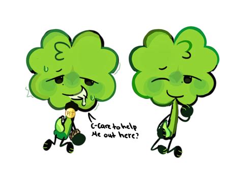 Rule 34 Clover Ii Collar Holding Penis Inanimate Insanity Object Show Object Shows On Knees